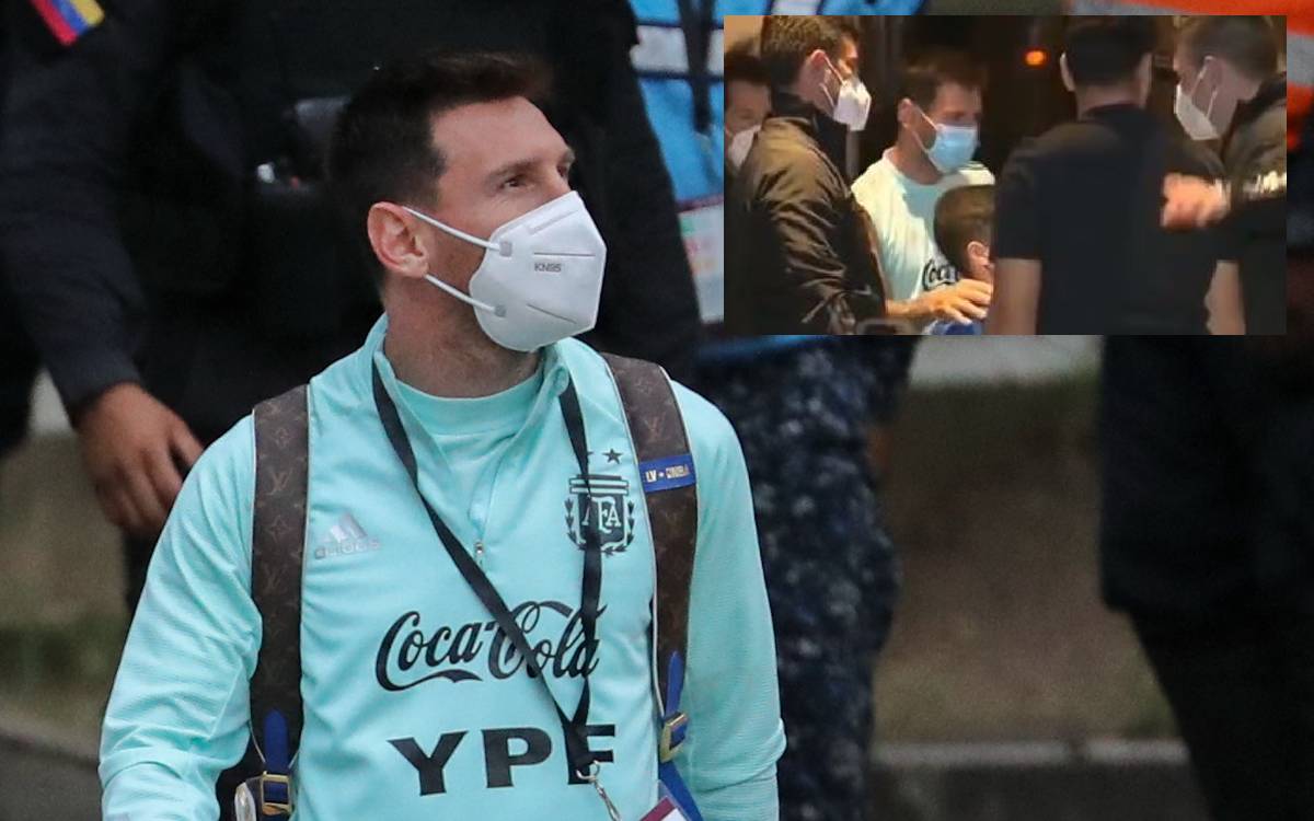 VIDEO | El gran gesto que tuvo Messi con un pequeño fan brasileño