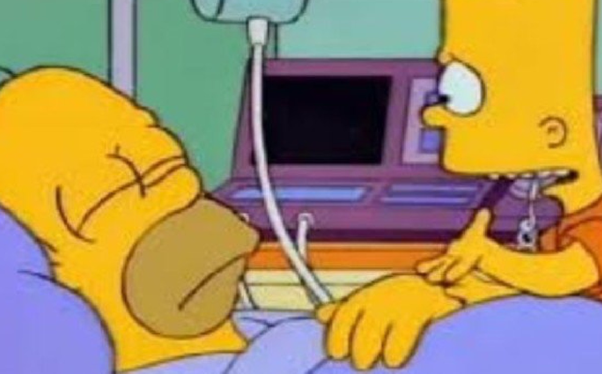 Homero Simpson habría gastado toda una fortuna en atención médica