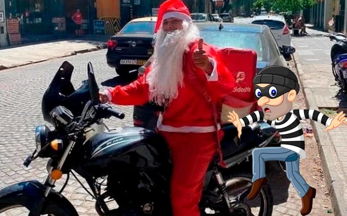 Santa Claus atrapó ladrón en Argentina repartiendo comida VIDEO