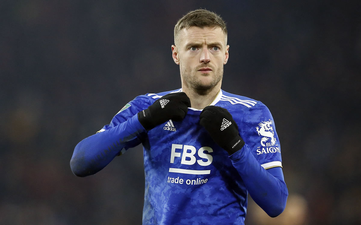 Jamie Vardy será baja hasta un mes con el Leicester