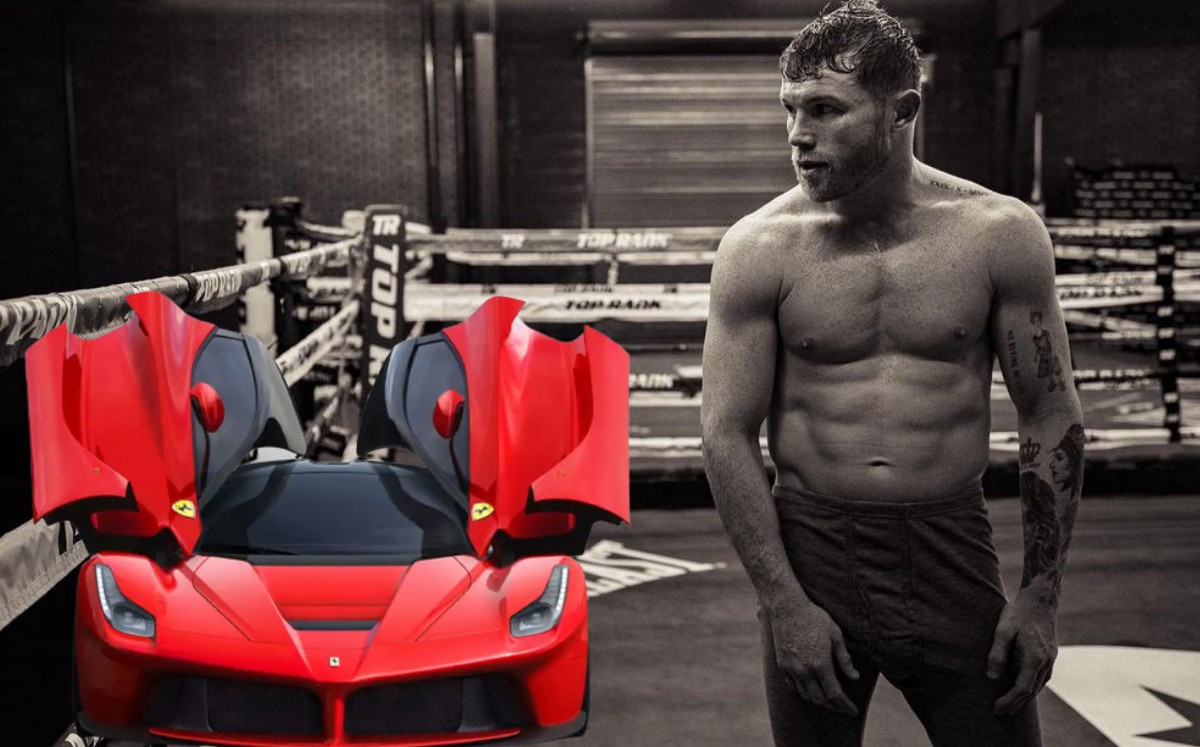 Canelo Álvarez presume su lujoso Ferrari valuado en 10 mdd VIDEO