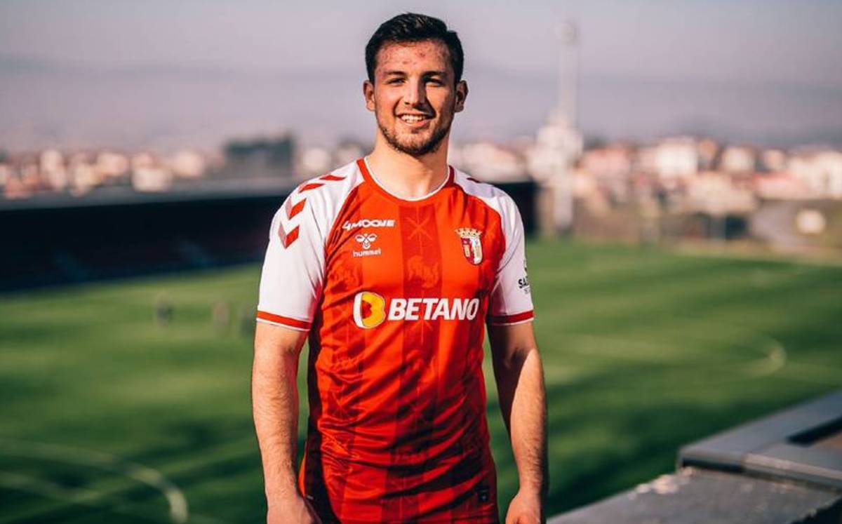 Eugenio Pizzuto sumó sus primeros minutos con el Braga B