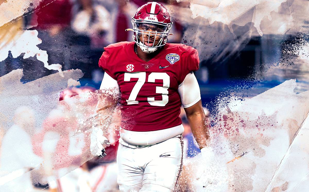 ¿Quién es Evan Neal? Así llega a la NFL con New York Giants