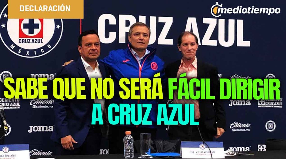 Cruz Azul presenta a Diego Aguirre como su nuevo DT| Mediotiempo