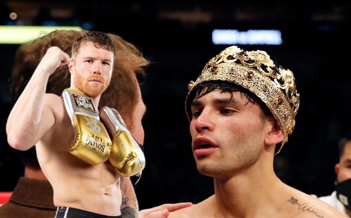 Ryan García hizo menos el título que Canelo ganó a sus 20 años