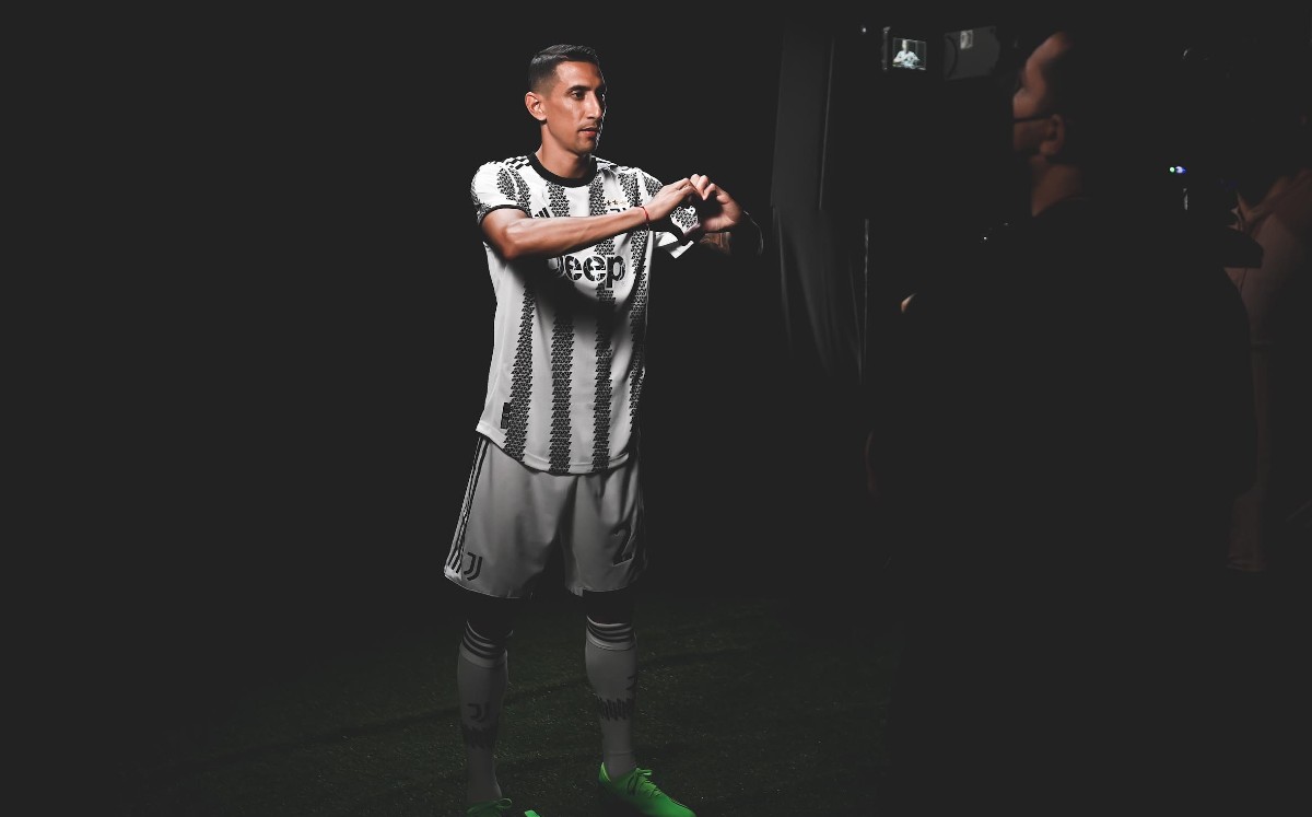 Ángel Di María usará la '22' con la Juventus