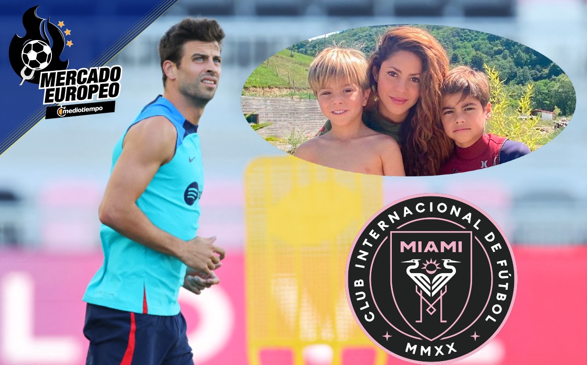 Piqué podría fichar con Inter Miami para estar cerca de sus hijos