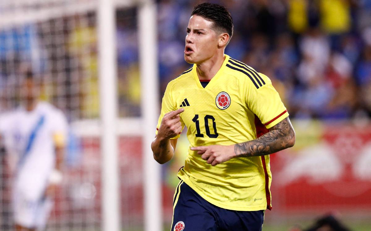 James Rodríguez encara a fan en amistoso entre Colombia y Guatemala