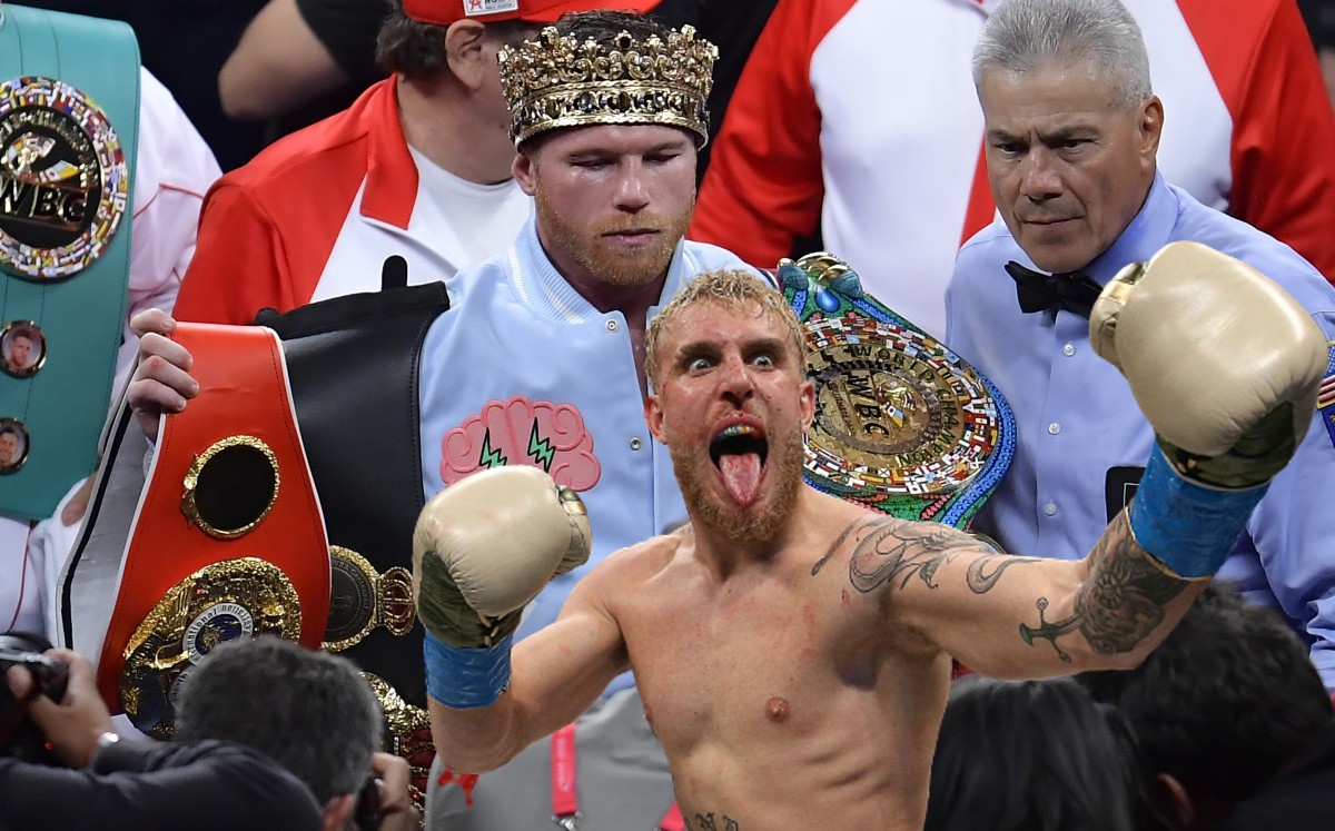 Jake Paul dejó fuera a Canelo Álvarez de su top 10 libra por libra