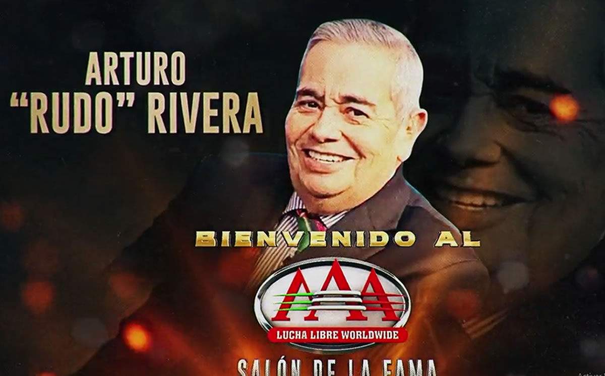 AAA homenajea a Arturo Rivera; el Rudo entró al Salón de la Fama
