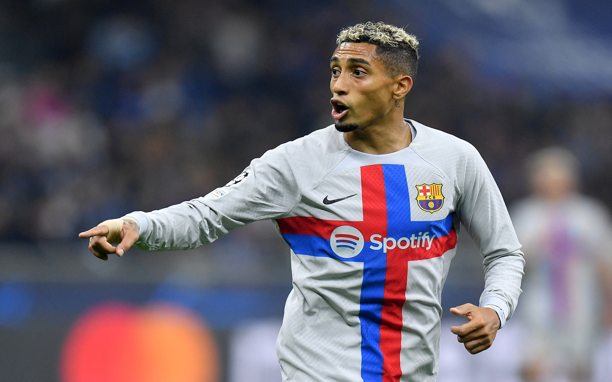 Manchester City toca la puerta de un extremo del Barcelona, Raphinha