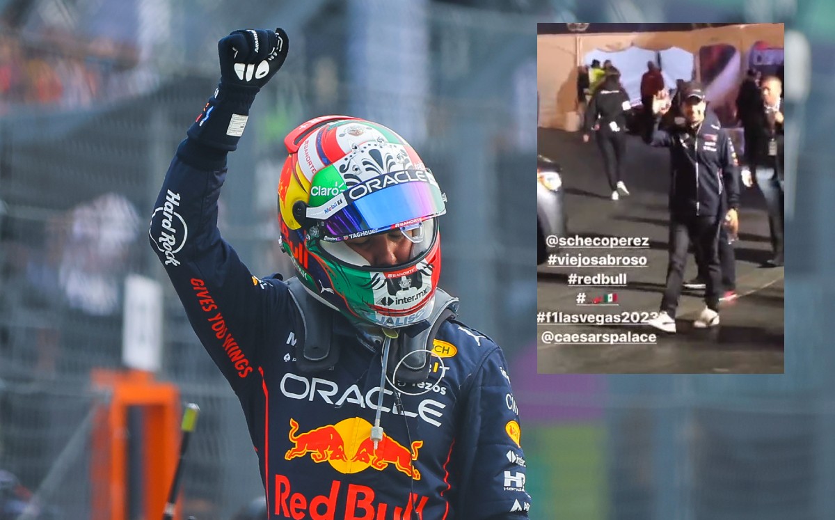 'Viejo sabroso'; así recibieron a Checo Pérez en Las Vegas