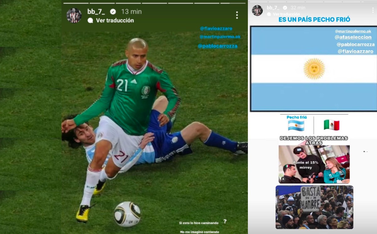 Bofo calienta más duelo ante la Albiceleste; llamó meseros argentinos