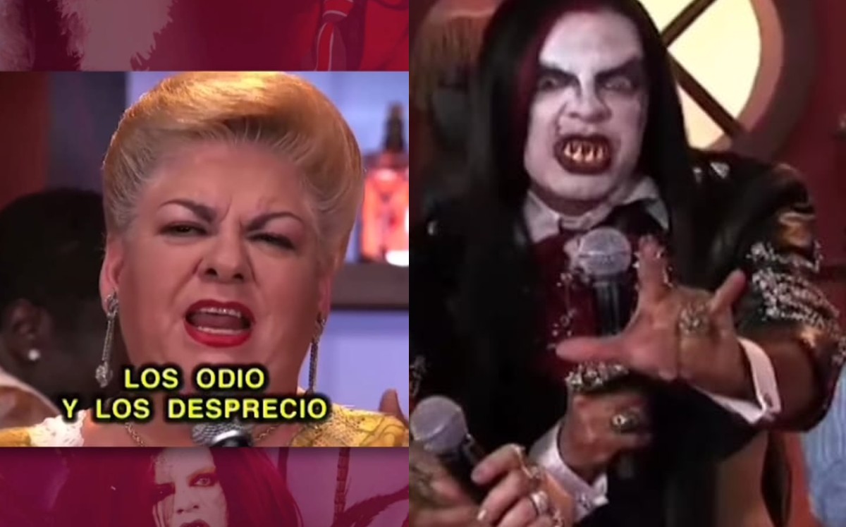 Eugenio Derbez y Paquita la del Barrio le cantan al TRI