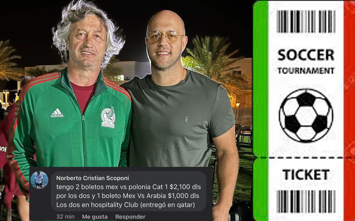 Hijo de Norberto Scoponi trató de revender boletos de la Selección