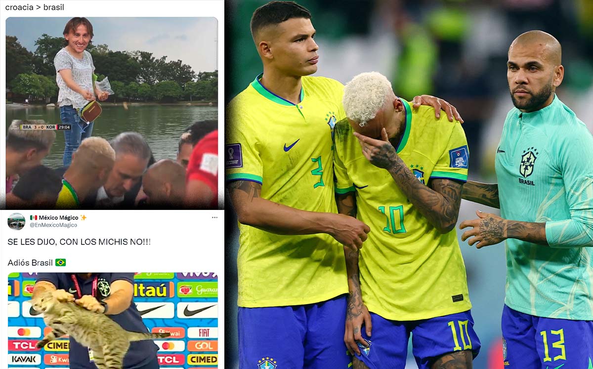 La Maldición del Gato; los memes despiden a Brasil del Mundial