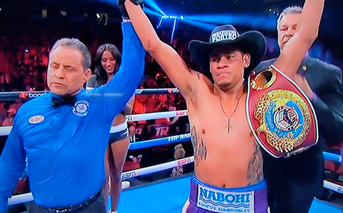'Vaquero' Navarrete se salvó del KO y pudo darle la vuelta a Wilson