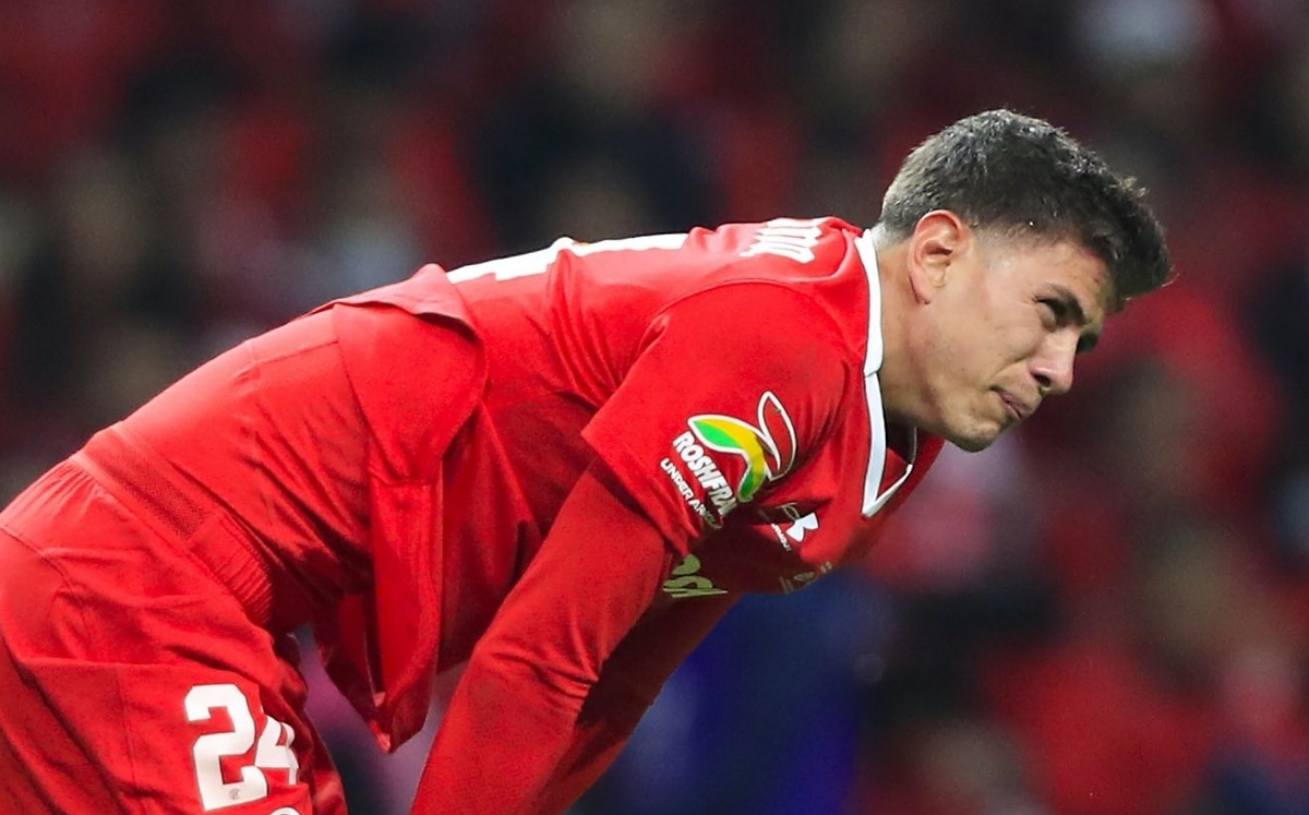Toluca perderá a Haret Ortega de 8 a 10 semanas