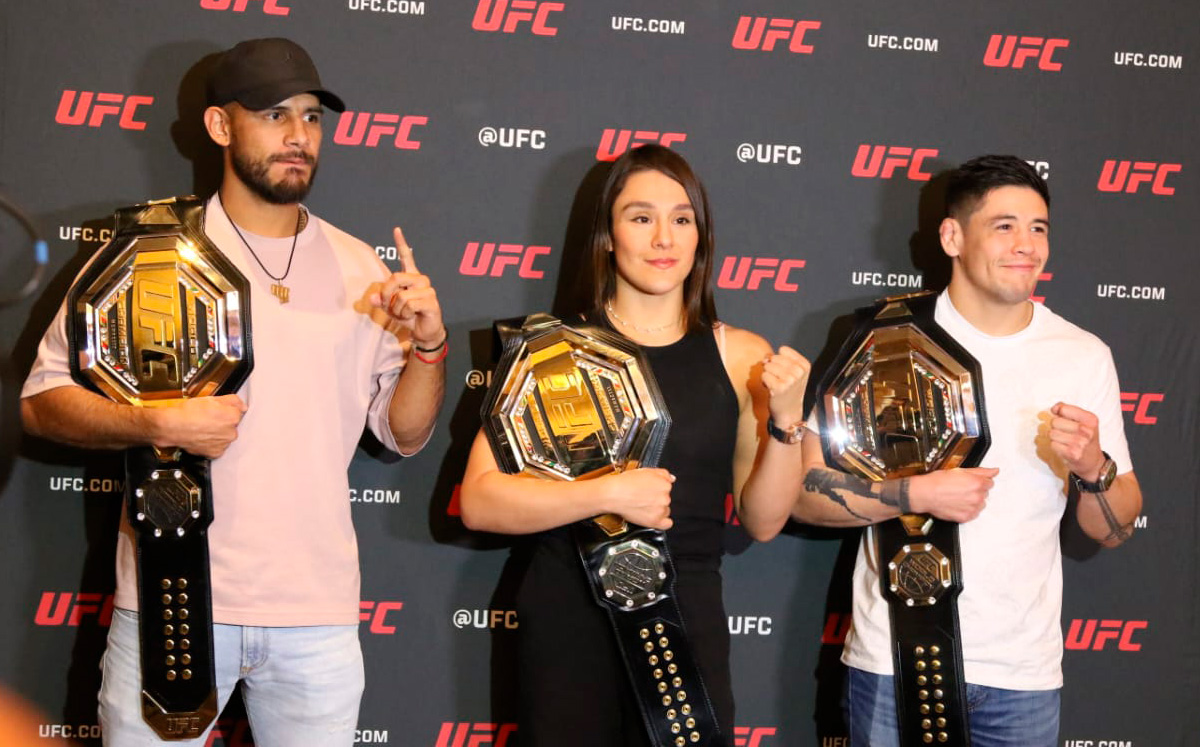 Brandon Moreno, Yair Rodríguez y Alexa Grasso desean pelear en México