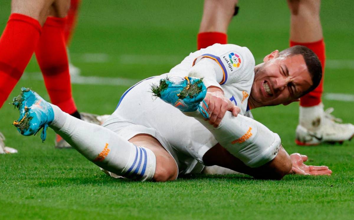 Hazard sumó su quinta lesión en la temporada y es baja con Real Madrid