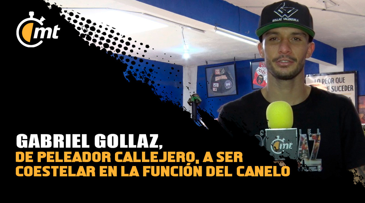 Gabriel Gollaz, de peleador callejero, a ser coestelar en la función ...