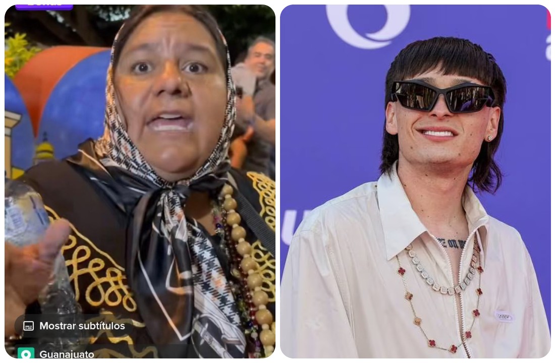 Señora Católica llama a Peso Pluma, ¡Peso Metralleta!