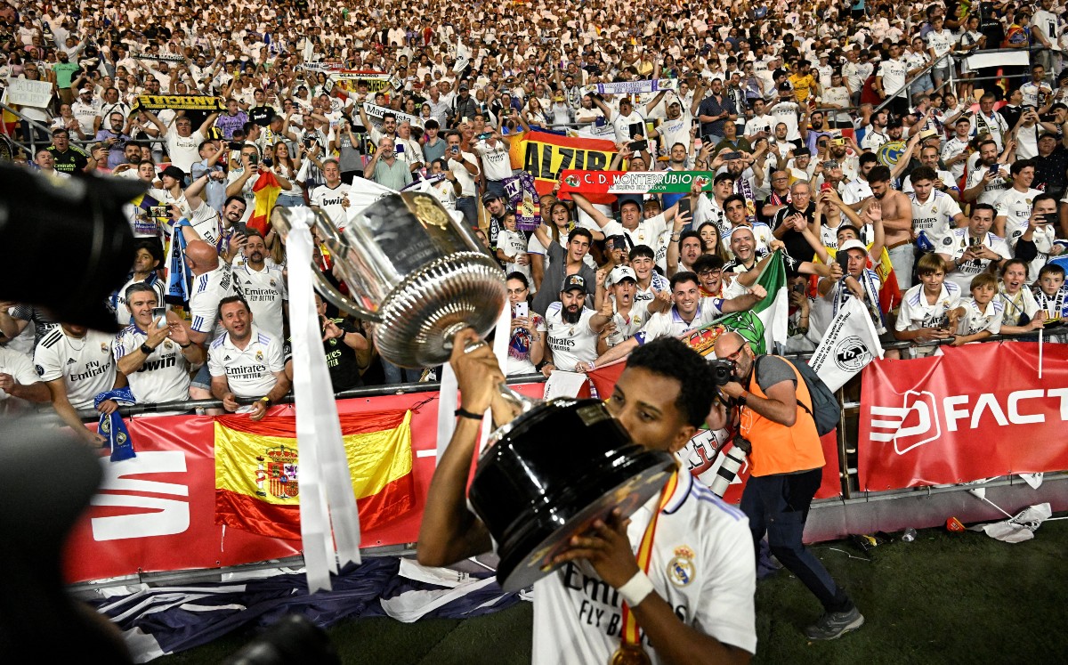 Rodrygo se lució con doblete en la Final de la Copa del Rey