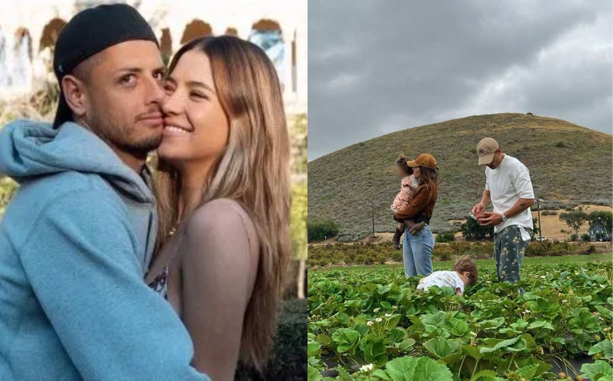 Chicharito Hernández convivió con sus hijos y exesposa