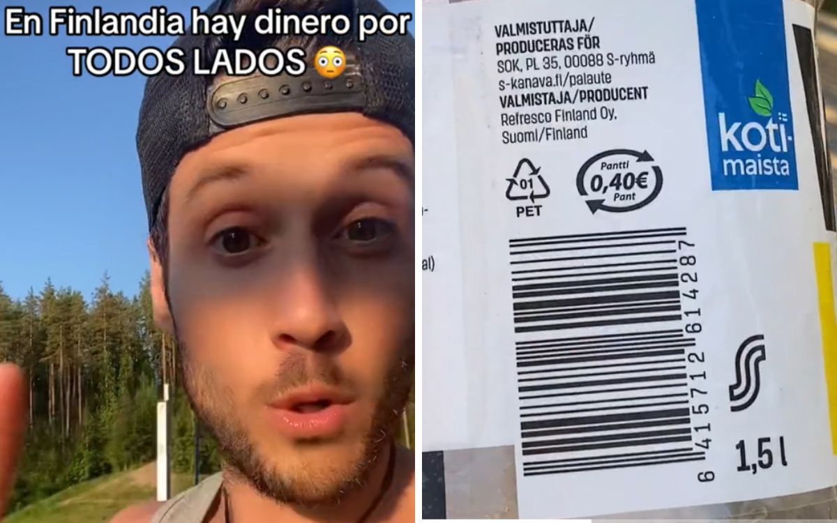Viajó a Finlandia y reveló lo fácil que es ganar dinero reciclando