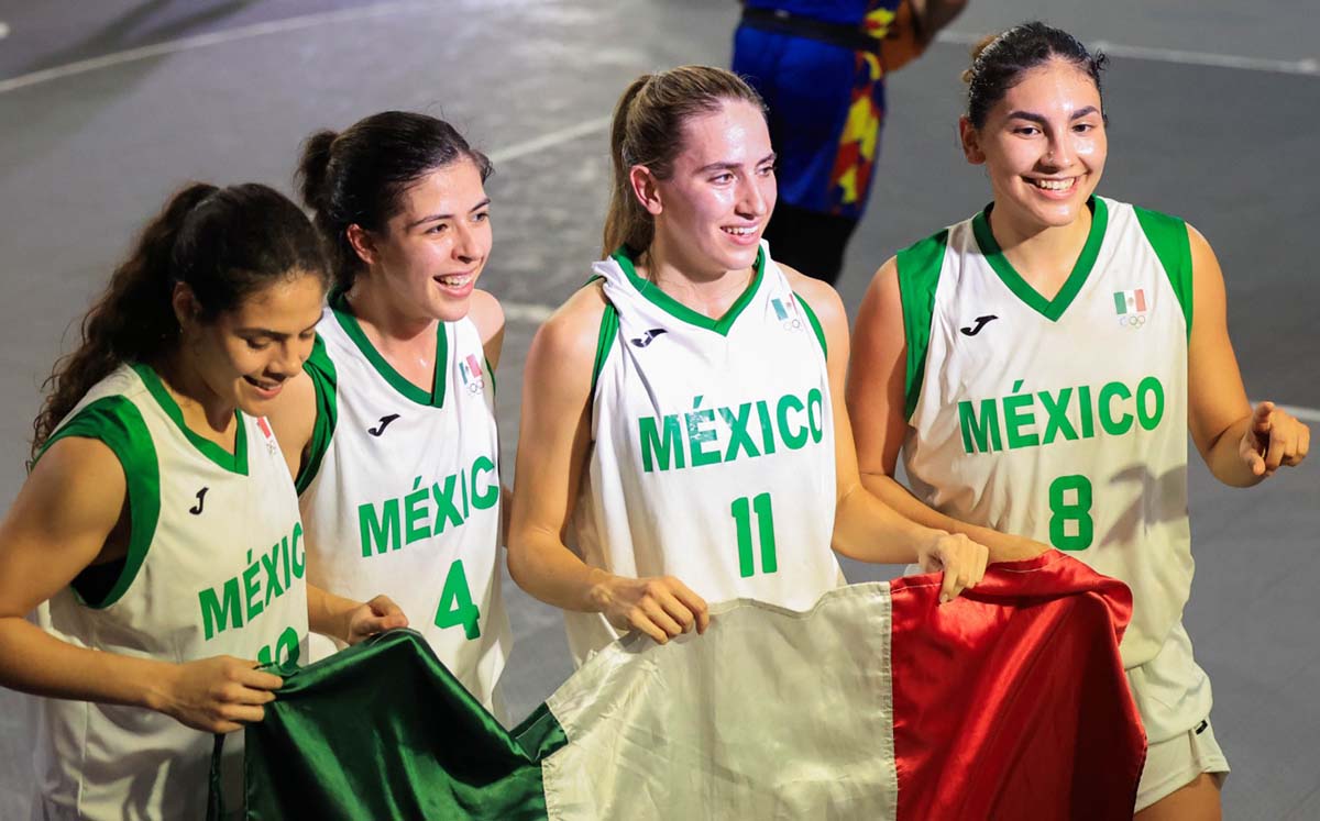 Selección Femenil de básquet 3x3 se lleva el oro en JCC 2023