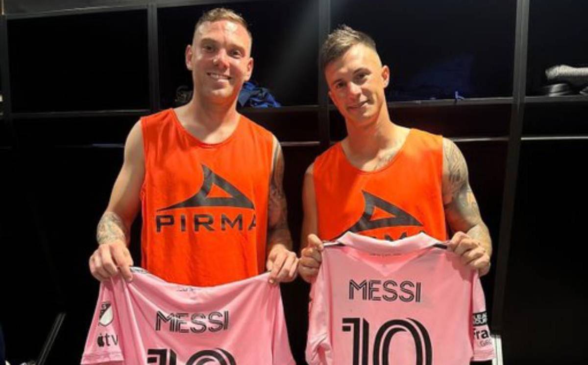 Rotondi y Lotti se quedan con el jersey de Messi tras el Inter de Miam