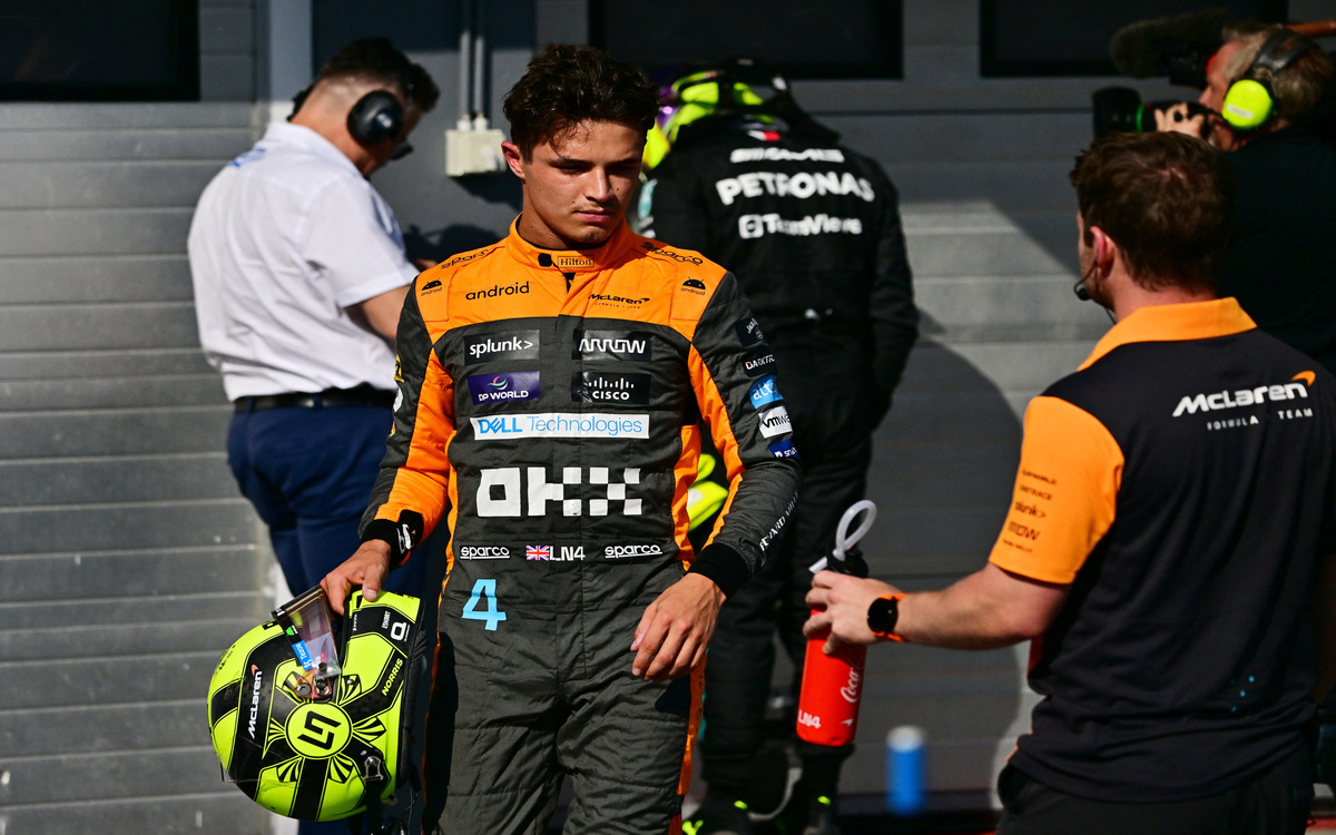 A Norris no le gustó que Checo Pérez fuera elegido Piloto del Día