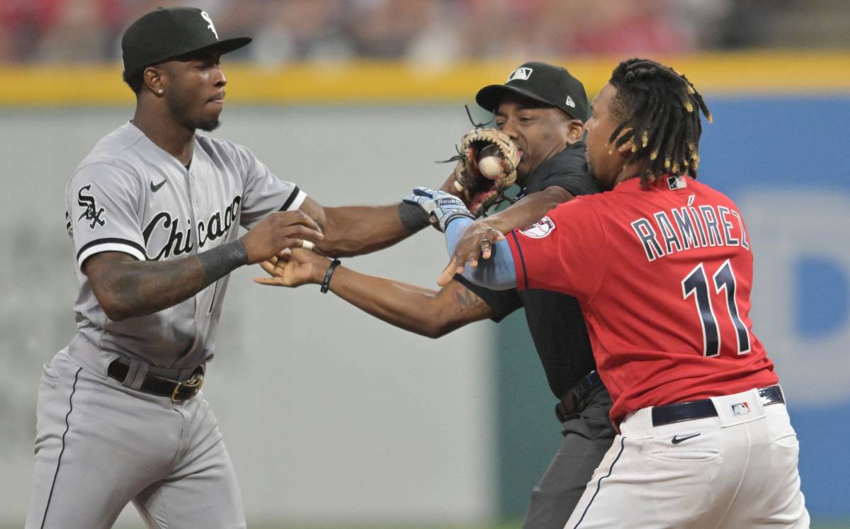 José Ramírez propina KO a Tim Anderson en Guardians vs White Sox