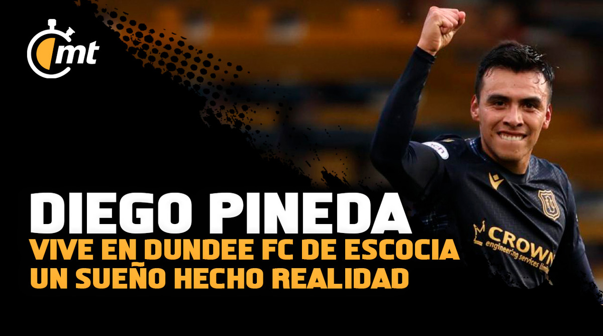 Diego Pineda vive en el Dundee FC de Escocia: 'Un sueño hecho realidad'
