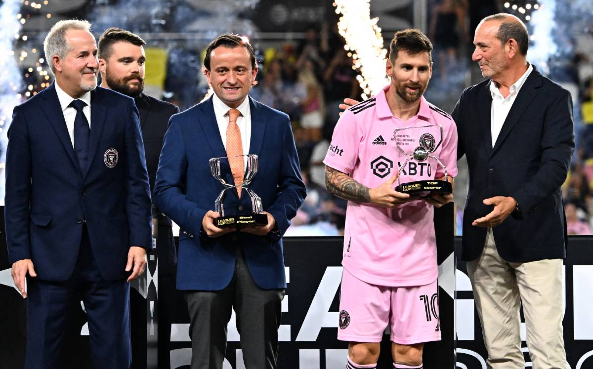 Lionel Messi, reconocido como MVP y máximo goleador de la Leagues Cup