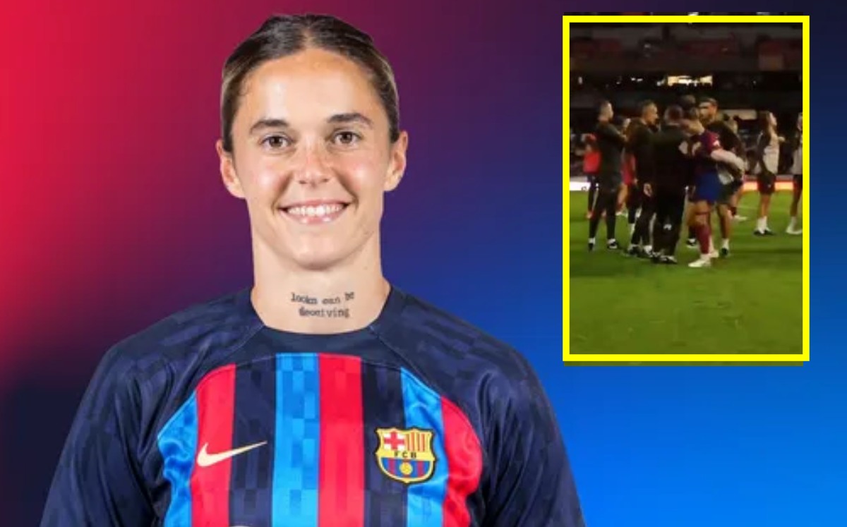 Mapi León sorprende al bailar 'La Chona' en el Estadio Azteca | VIDEO