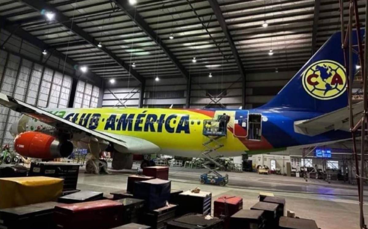 América presentó su nuevo avión para viajes oficiales del equipo