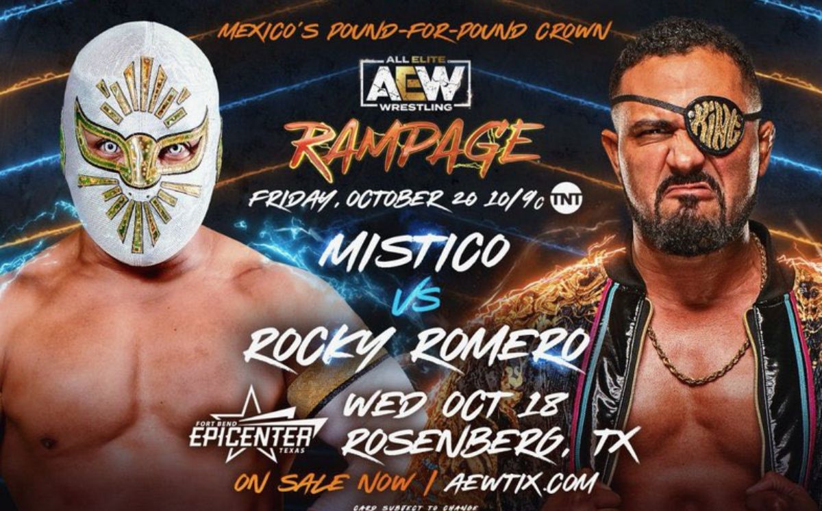 ¡Místico llega a AEW! enfrentará a Rocky Romero en Rampage