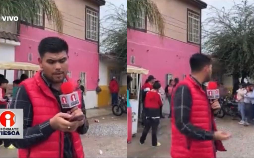 Reportero cubre muerte de hombre y se entera que es su primo | VIDEO