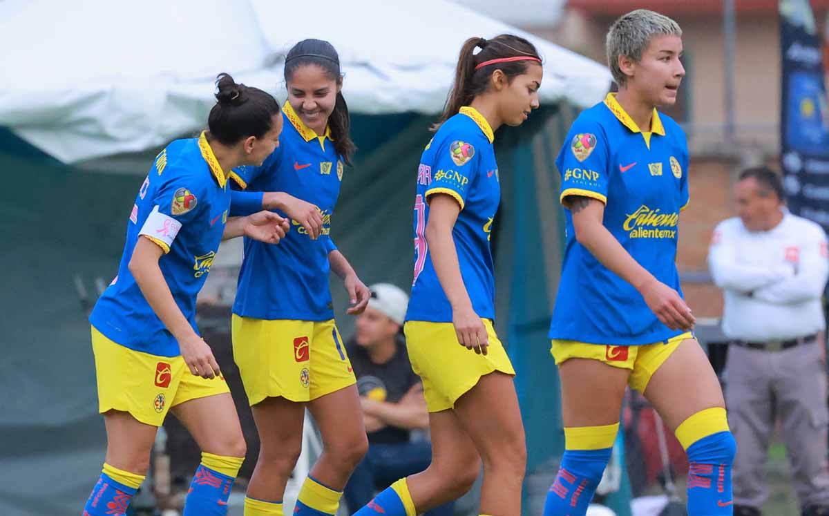 Resumen del partido América vs Querétaro (4-1) Liga MX Femenil. GOLES"