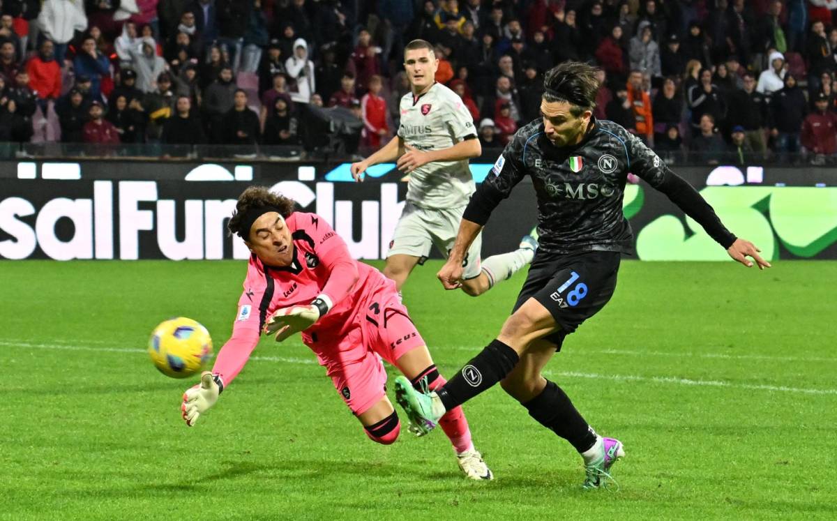 Resumen del partido Salernitana vs. Napoli (0-2). GOLES