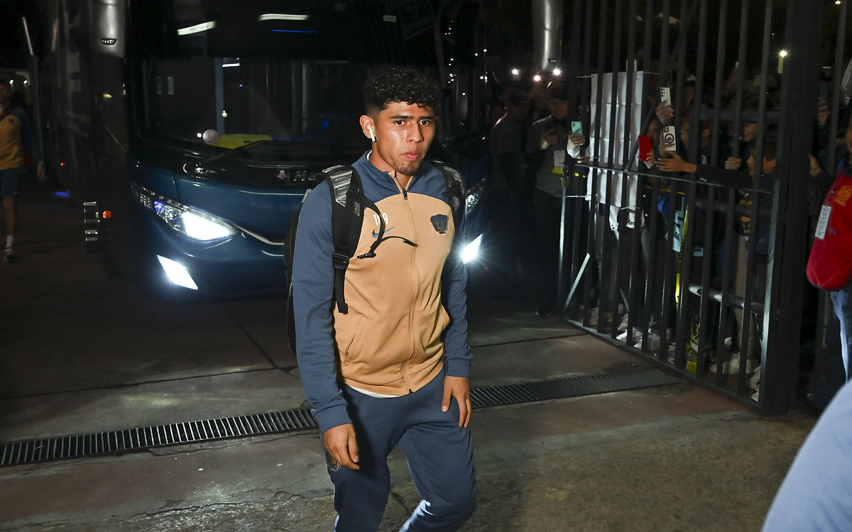 Jesús Rivas salió de cambio al 17’ en el Pumas vs. Tigres