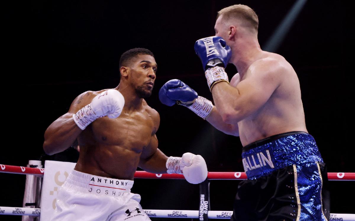 Anthony Joshua se luce con victoria por nocaut sobre Otton Wallin