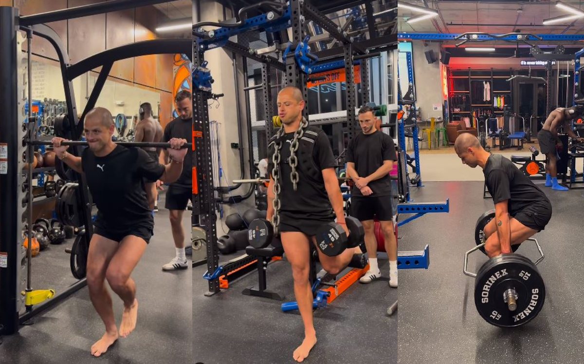 Chicharito muestra notable recuperación de su lesión de rodilla