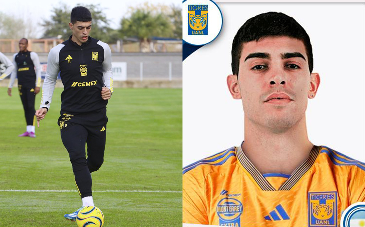 El dorsal que llevará Juan Brunetta en Tigres para el Clausura 2024