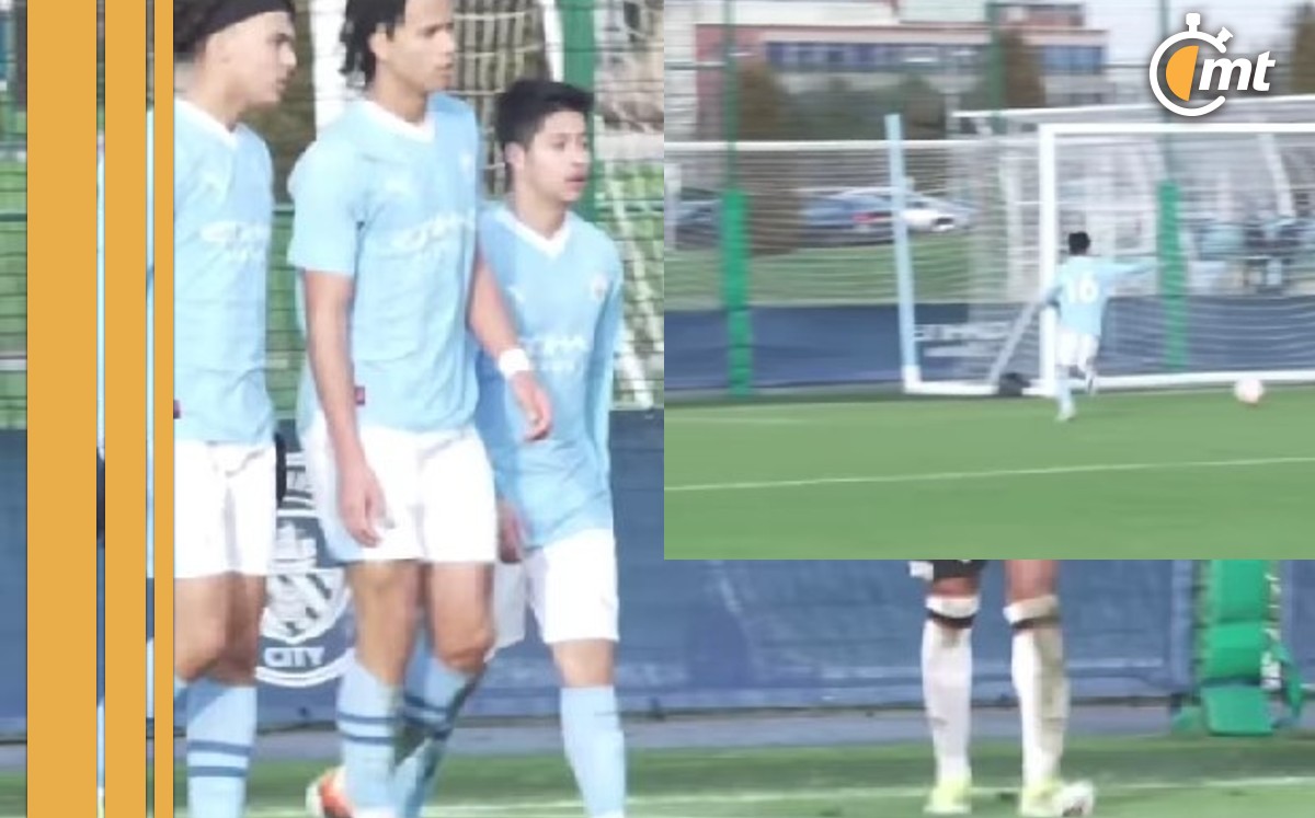Alex Alcalá se estrena con gol en el Manchester City | VIDEO