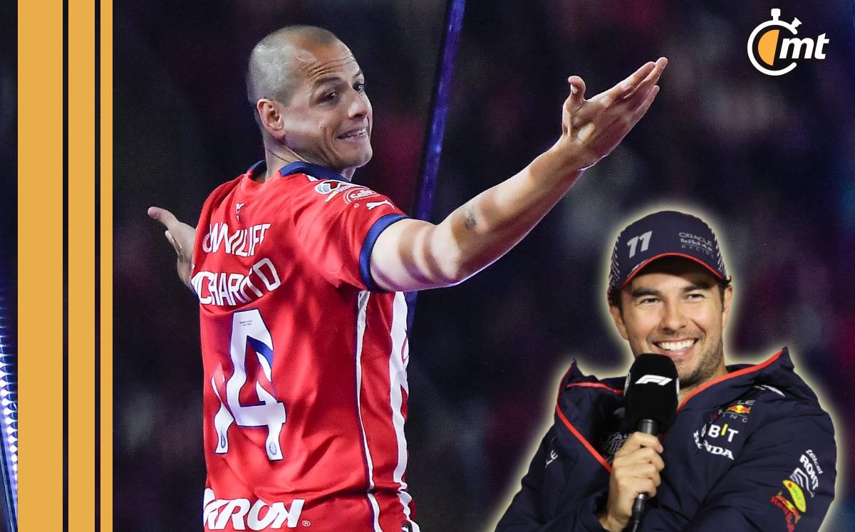 Chicharito a Checo Pérez: Gente como tú y yo podemos inspirar a México