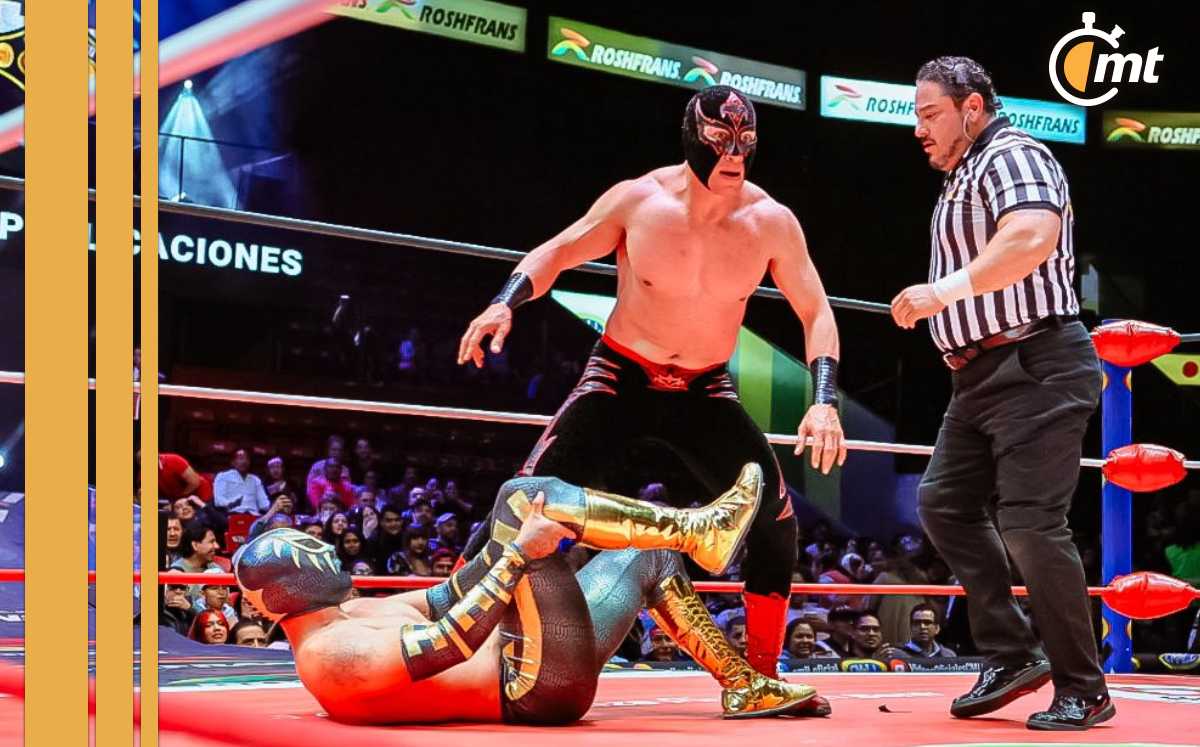 Oro Jr. sufre aparatosa lesión sobre el ring en Arena México | VIDEO