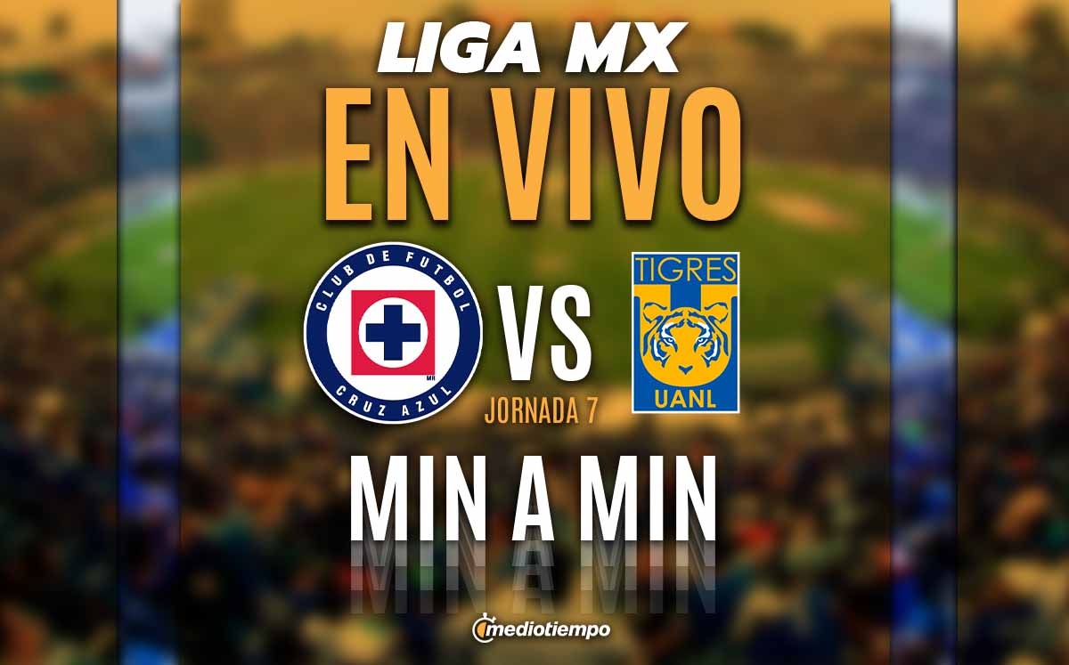 Cruz Azul vs Tigres EN VIVO. VER juego ONLINE Liga MX HOY