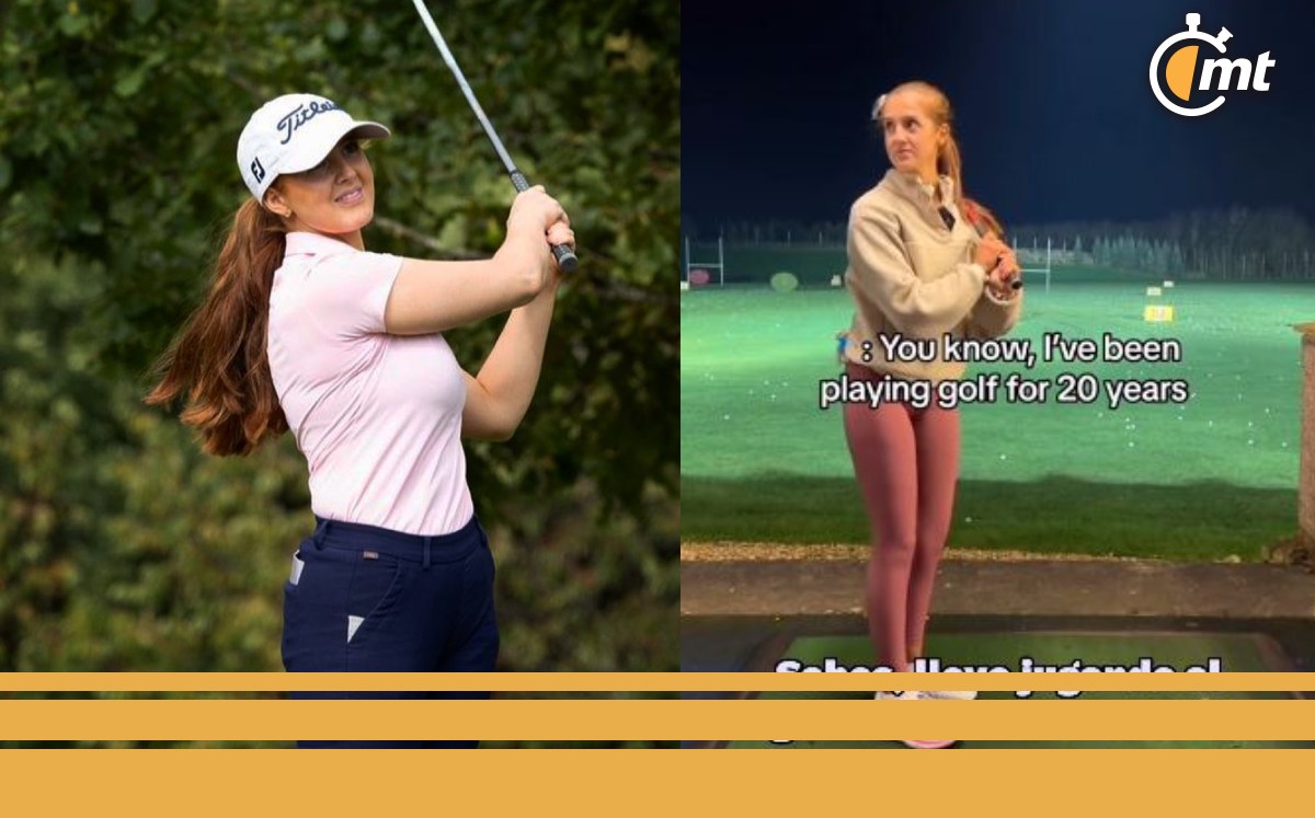 La golfista Georgia Ball pasó por momento incómodo en video viral